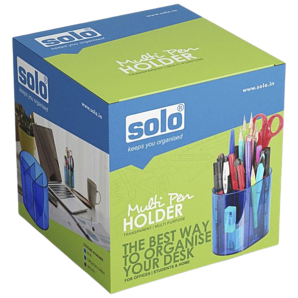 Buy Solo Multi Pen Holder Mix - Stationery Storage Tidy Desk Organizer ...