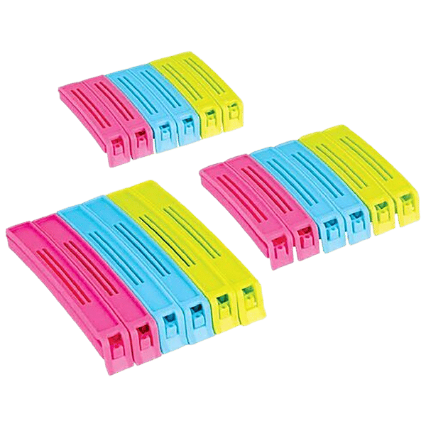 Buy Ambition Plastic Bag Seal Clips - Strong & Durable, Easy To Use ...