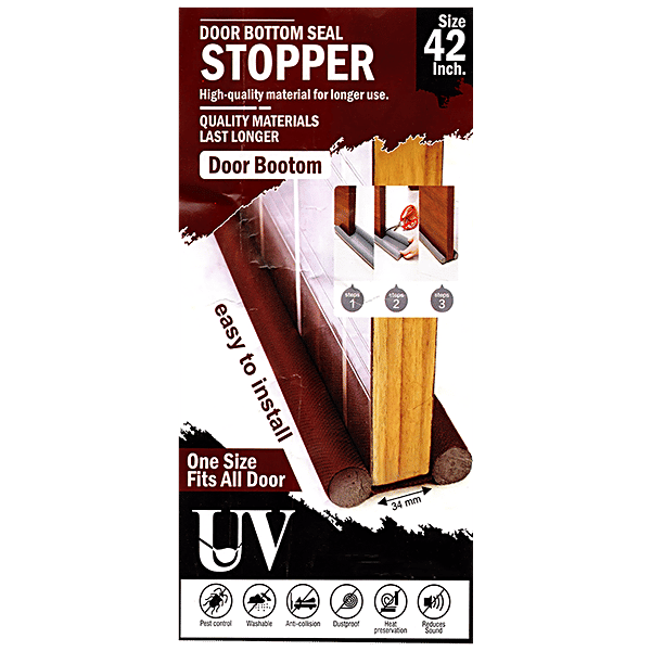 Buy Uv Door Bottom Seal Stopper - One Size Fits All For Pest Control ...