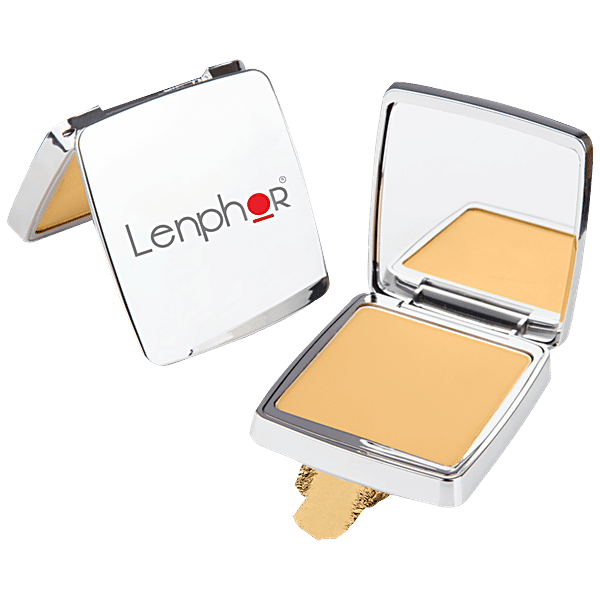Buy Lenphor Flawless Compact Powder - SPF 25++, Lightweight, Super ...