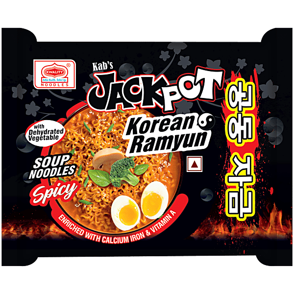 Buy Kab's Jackpot Korean Ramyun Soup Noodles - With Dehydrated ...