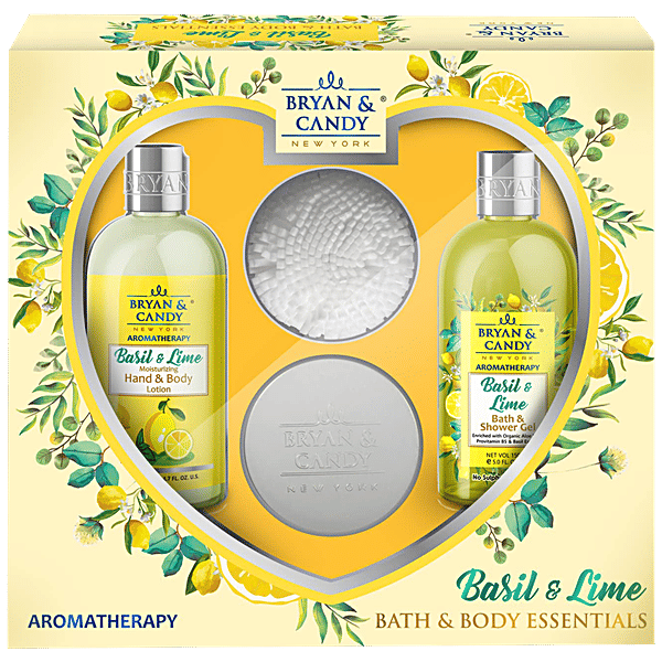 Buy Bryan & Candy Heart Combo Kit - Basil & Lime, Bath & Body ...