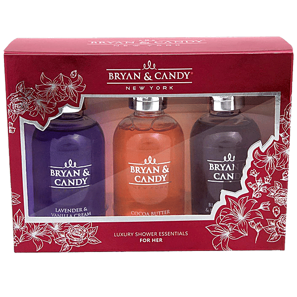 Buy Bryan & Candy Bath & Shower Gel Gift Set - Lavender, Cocoa & Black ...
