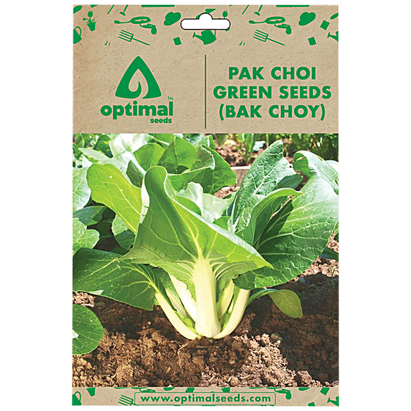 Buy Optimal Seeds Pak Choi Green Leafy Vegetable Seeds (Bak Choy ...