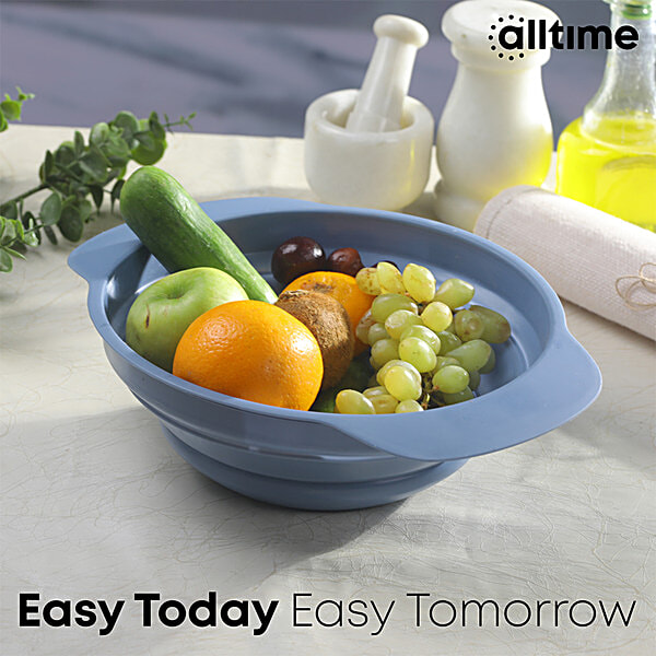 Buy All Time Flexible Silicone Colander Collapsible For Kitchen ...