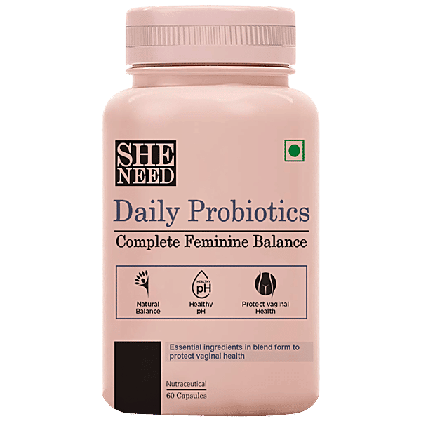 Buy SheNeed Daily Probiotics Capsules - Complete Feminine Balance ...