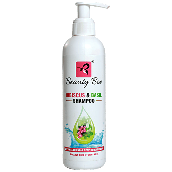 Buy Beauty Bee Hibiscus & Basil Shampoo - For Deep Cleansing ...