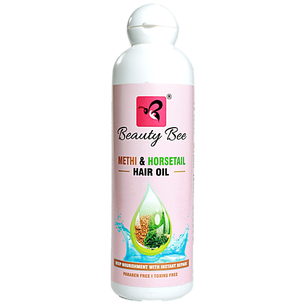 Buy Beauty Bee Methi & Horsetail Hair Oil - Deep Nourishment With ...
