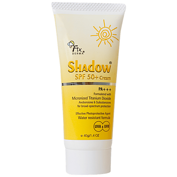 Buy Fixderma Shadow SPF 50+ Cream - PA+++, Water Resistant, Non-Greasy ...
