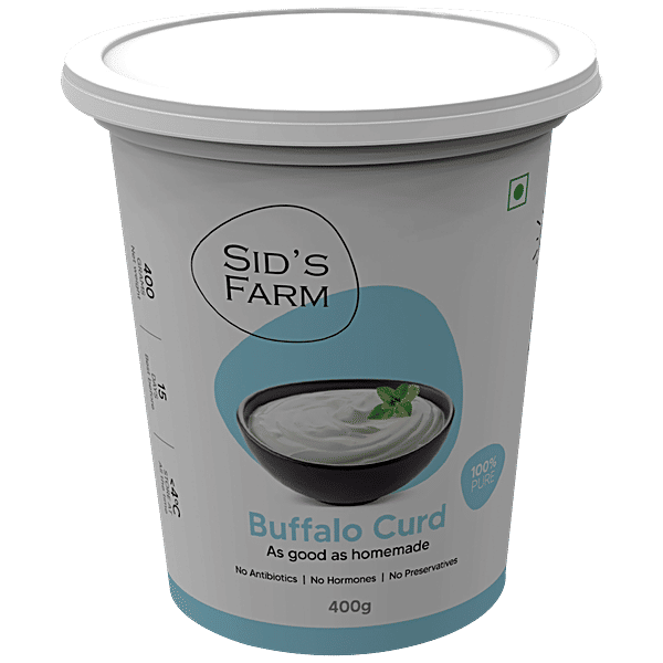 Buy Sids Farm Buffalo Curd - 100% Pure, No Hormones, Rich In Calcium ...