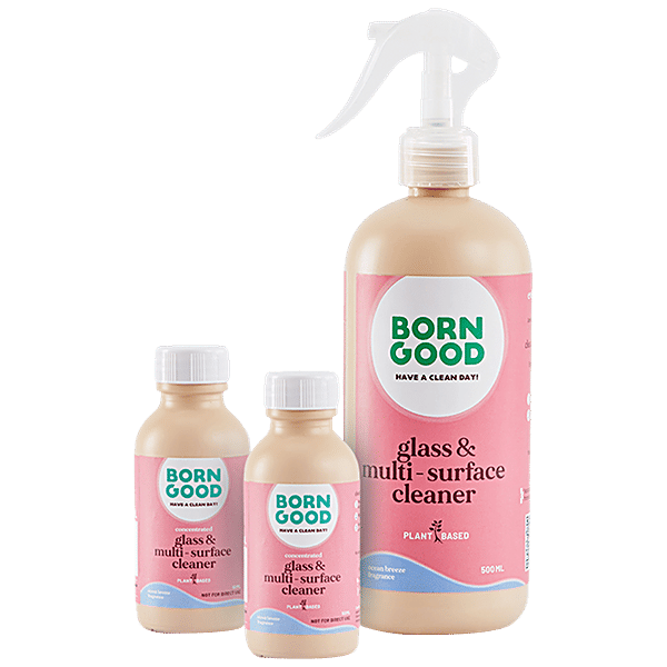 Buy Born Good Concentrated Glass & Multi-Surface Cleaner - Non-Toxic ...
