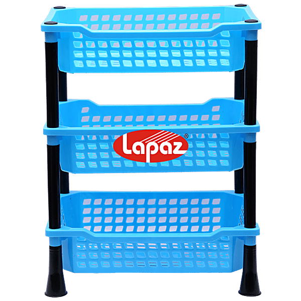 Buy Lapaz Rack Stack Kitchen Stand - 3 Tier, Blue, Multipurpose Use ...