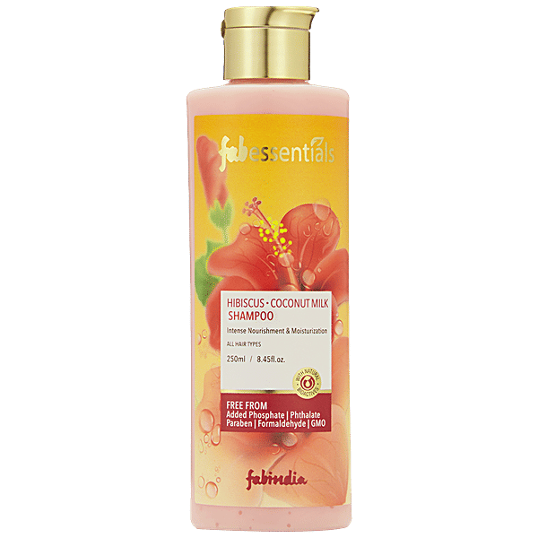 Buy Fabessentials Hibiscus Coconut Milk Shampoo - Provides Intense ...