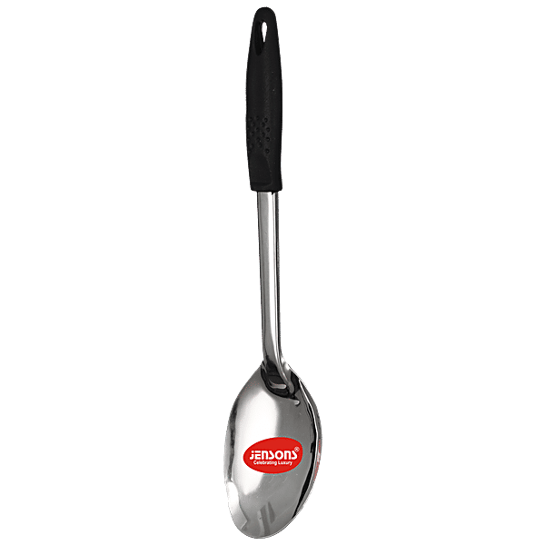 Buy Jensons Stainless Steel Ladle With Plastic Handle - For Home ...