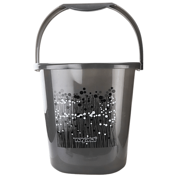 Buy Nayasa Funk Square Ring Bucket With Handle No. 20 - Black/Grey ...
