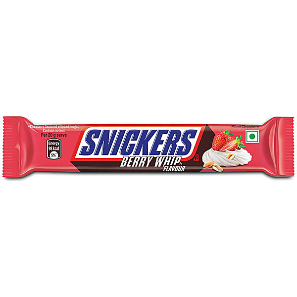Buy Snickers Berry Whip Valentine Chocolate Gift Bar, Peanuts, Nougat ...