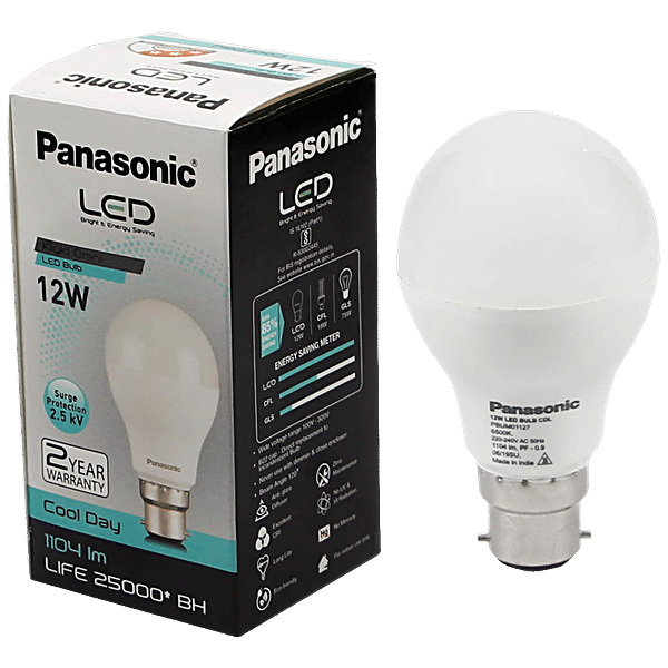 Buy Panasonic LED Spherical LED Bulb - 12 Watt, 6500K, Cool Day Light ...