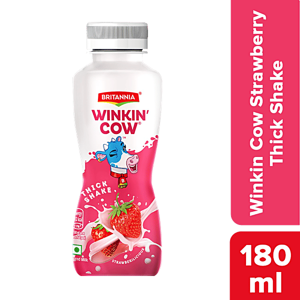 Buy Britannia Winkin Cow Strawberilicious Thick Milkshake Online at ...