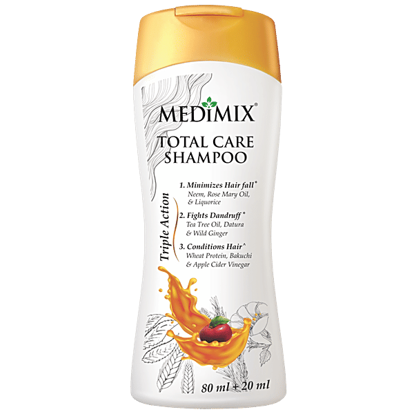 Buy Medimix Total Care Shampoo - Minimises Hair Fall, Fights Dandruff ...