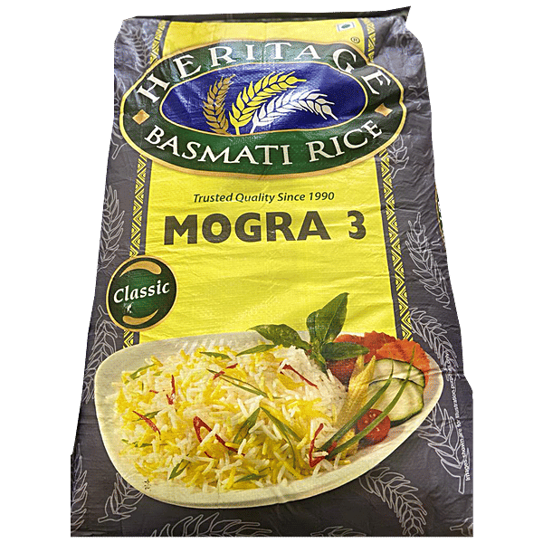 Buy Heritage Mogra 3 Basmati Rice - Classic Online at Best Price of Rs ...