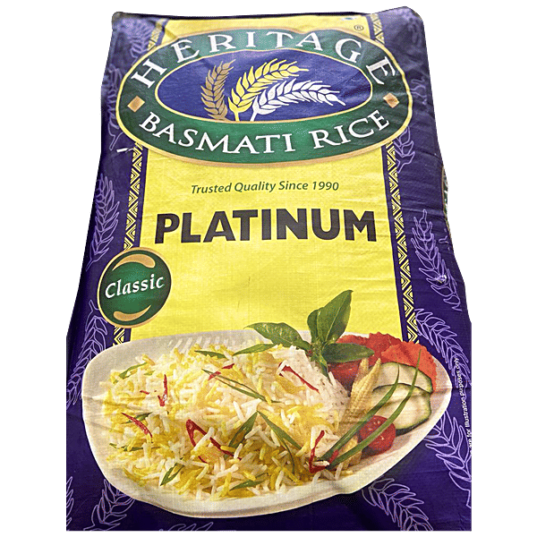 Buy Heritage Platinum Basmati Rice - Classic Online at Best Price of Rs ...