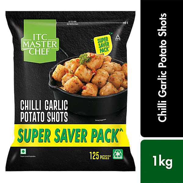 Buy ITC Master Chef Chilli Garlic Potato Shots - Super Saver Pack ...