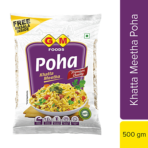 Buy Gm Foods Khatta Meetha Poha Online at Best Price of Rs 84 - bigbasket