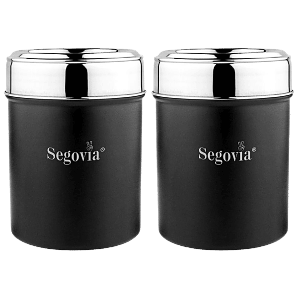 Buy Segovia Stainless Steel Canister/Container - See Through Lid ...