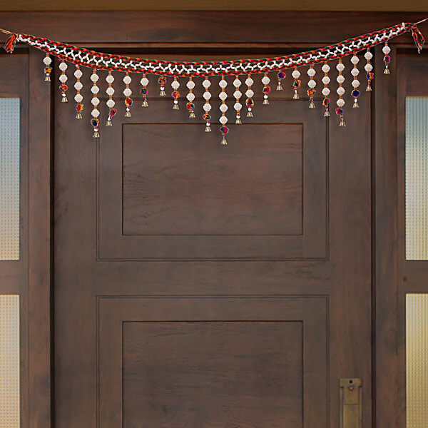 Buy eCraftIndia Decorative Colourful Bandarwal/Toran Door Hanging With ...