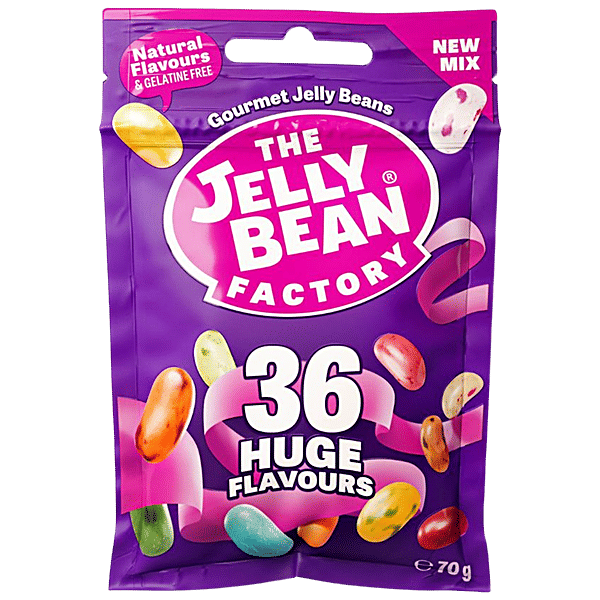 Buy The Jelly Bean Factory Jelly Bean Candy - 36 Mix Fruit Flavours ...