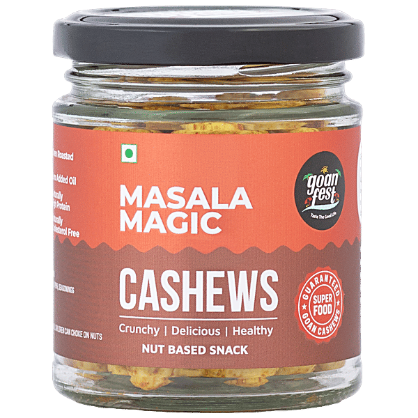 Buy Goanfest Masala Magic Cashews - Crunchy, Super Food Online at Best Price of Rs 160 - bigbasket