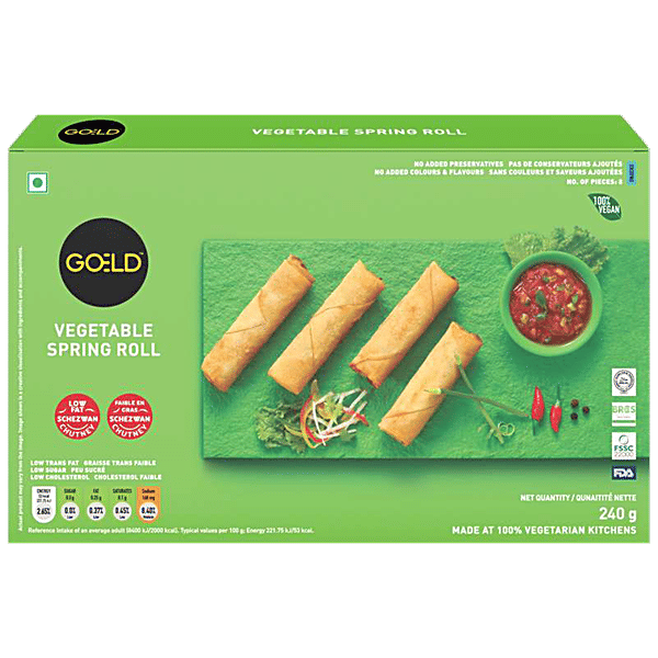Buy Goeld Vegetable Spring Roll - Healthy Dish Online at Best Price of ...