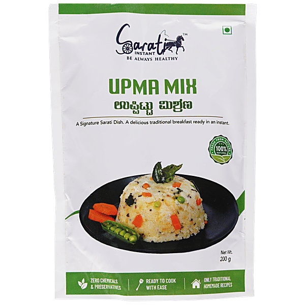 Buy Sarati Instant Instant Upma Mix - Healthy Breakfast Online at Best ...