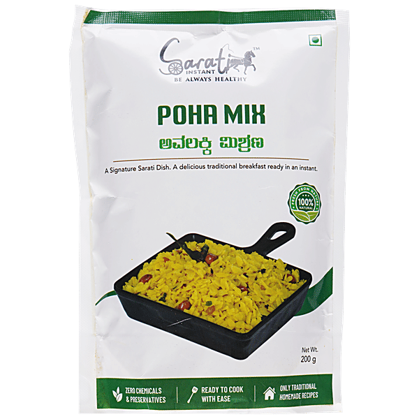 Buy Sarati Instant Poha Mix - Traditional Recipe Online at Best Price ...