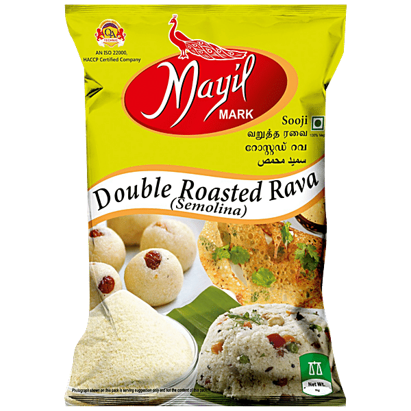 Buy Mayil Mark Double Roasted Sooji Rava Semolina Online at Best Price ...