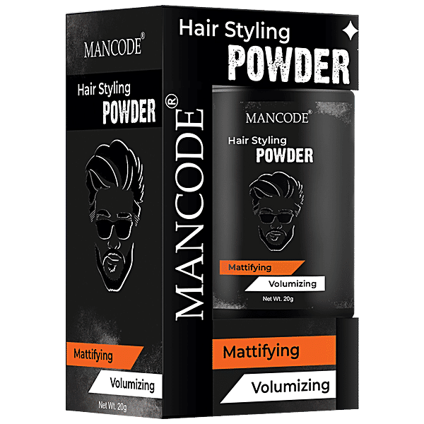 Buy Mancode Hair Styling Powder - Mattifying & Volumizing, For Men Online at Best Price of Rs 99 ...