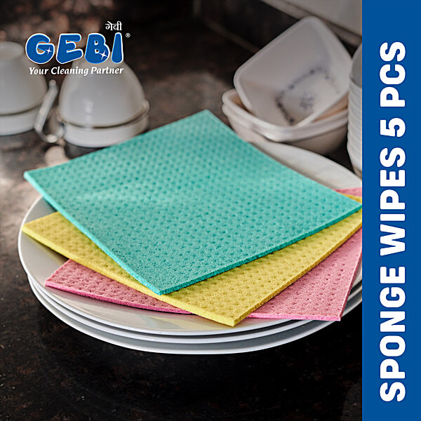 Buy Gebi Sponge Wipes - For Kitchen Cleaning, Super Absorbent Wipes ...