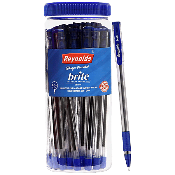Buy Reynolds Brite Ball Pen Set - Blue Online at Best Price of Rs 169 ...