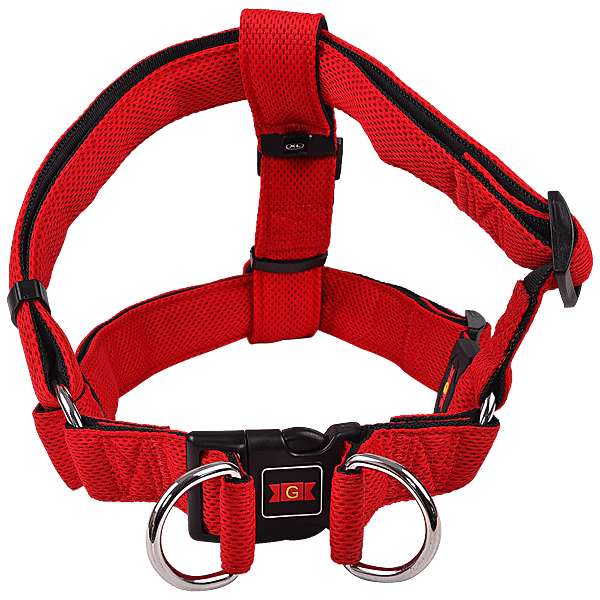 Buy GLENAND Mesh Harness Dca1150 - XL, Soft Nylon Cloth, Red Online at ...