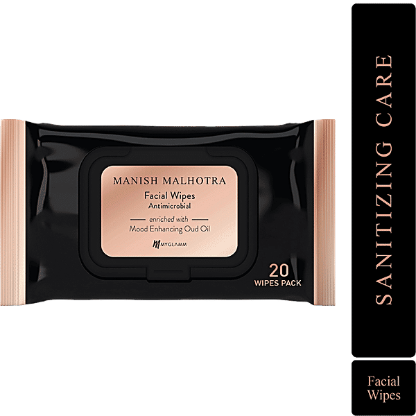 Buy MyGlamm Facial Wipes - Antimicrobial, Manish Malhotra Online at ...