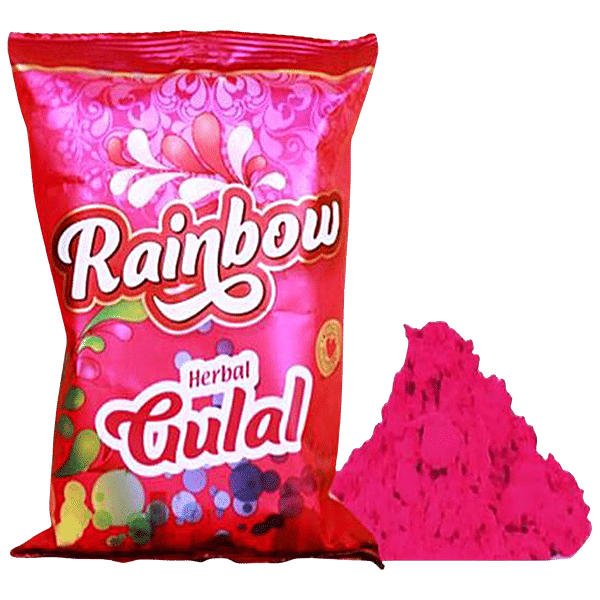 Buy Rainbow Herbal Holi Color/Gulal - Pink, Natural, Non Toxic ...