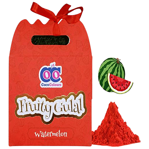 Buy Coco Colours Fruity Holi Color/Gulal - Watermelon, Organic, Non ...