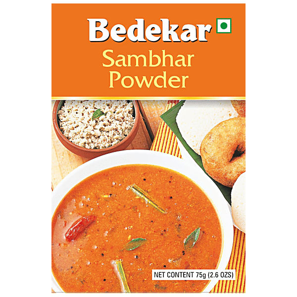 Buy Bedekar Sambhar Powder - 100% Natural & Pure, No Preservatives ...