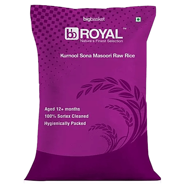 Buy BB Royal Kurnool Sona Masoori Raw Rice Online at Best Price of Rs ...