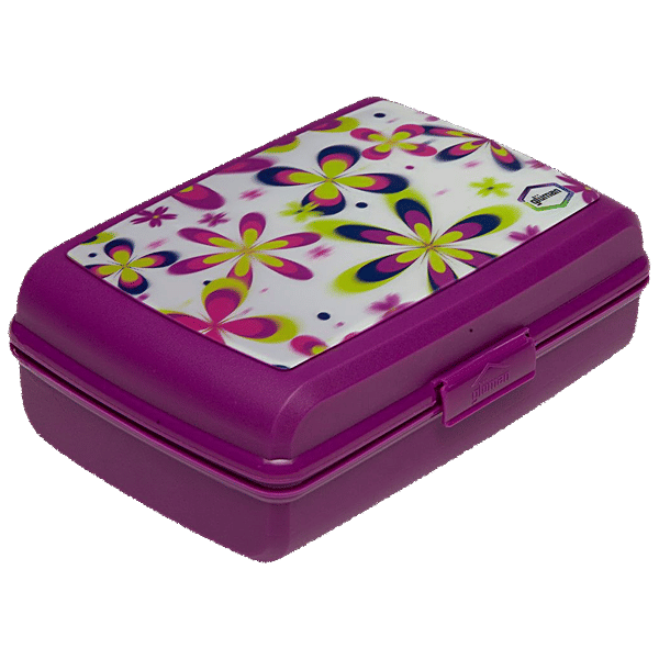 Buy Gluman Flip Lunch Box Generic - Plastic, Durable, Leak Proof ...