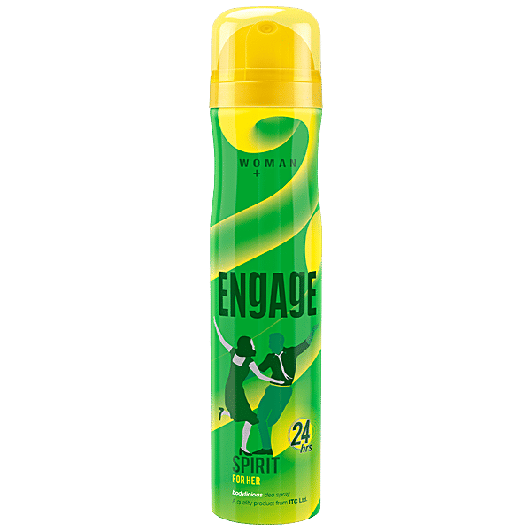 Buy Engage Spirit Bodylicious Deo Spray For Her - Floral Green, Long ...