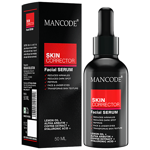 Buy Mancode Skin Corrector Facial Serum - Reduces Wrinkles & Dark Spots Online at Best Price of ...