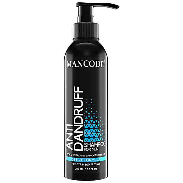 Buy Mancode Anti Dandruff Shampoo For Men - Detox Formula, For Shiner ...