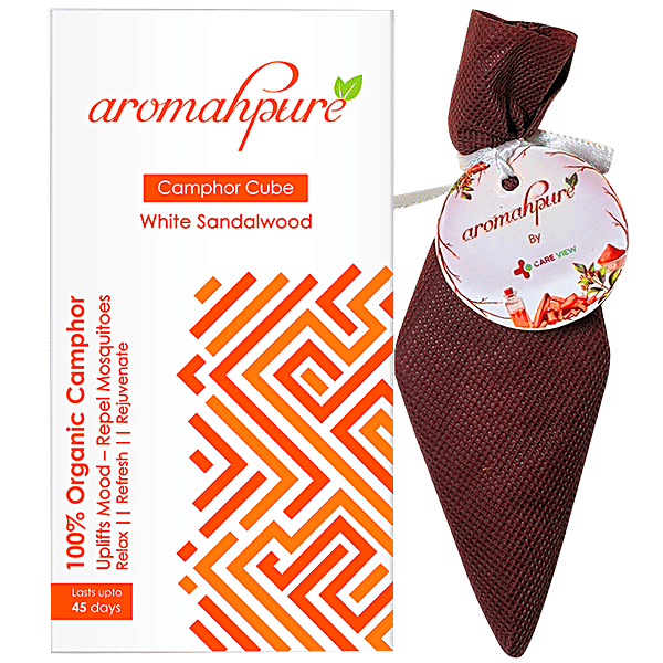 Buy Aromahpure Camphor Cube - White Sandalwood, 100% Pure & Organic ...