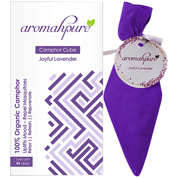 Buy Aromahpure Camphor Cube - Joyful Lavender, 100% Pure & Organic ...